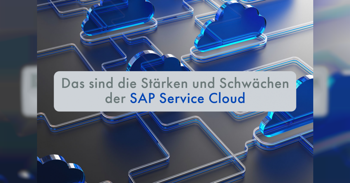 Das sind die Stärken und Schwächen der SAP Service Cloud